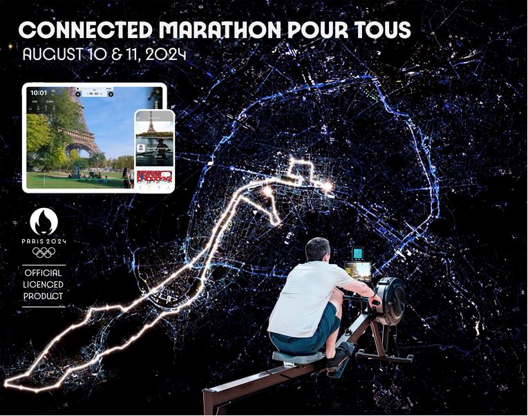 Kinomap "Connected Marathon Pour Tous" | Concept2